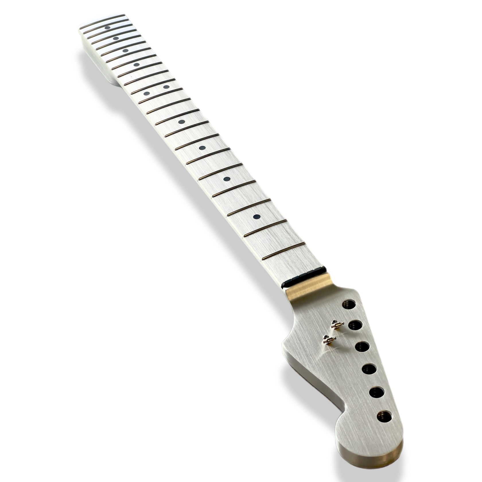 *NEW* Fender® Licensed Aluminum Guitar Neck Silver -Infinity ♾️ Series ...