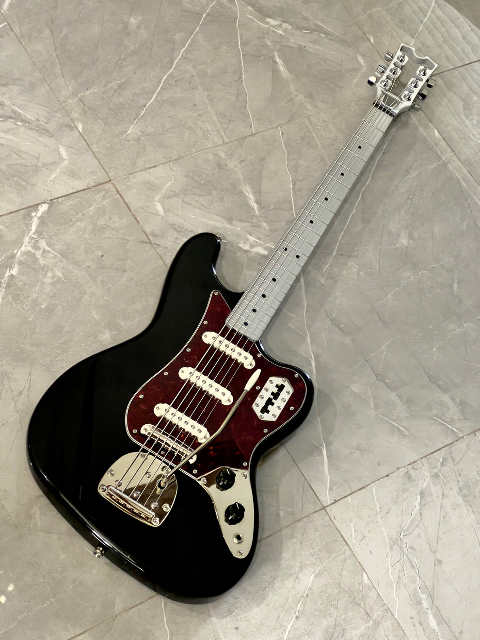 *NEW* Hoxey Aluminum Bass VI Replacement Neck w/ 9.5" Fretboard Radius ...